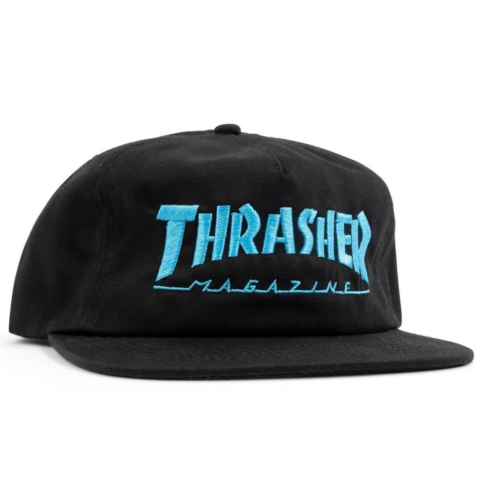 Thrasher Mag Logo Snapback Cap - Black - Seed Skateshop